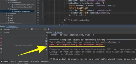 Flutterdart ”vertical Viewport Was Given Unbounded Height”の対処法 みんプロ式 40代からの初心者向けスマホアプリ開発講座