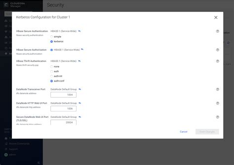 Step 3 Enable Kerberos Using The Wizard