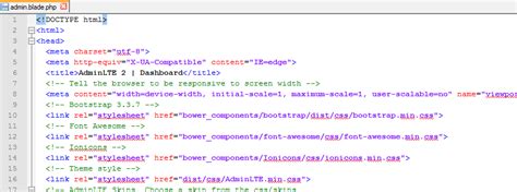 catatan perjuangan instalasi dan penggunaan adminlte pada laravel