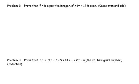 Solved Problem 1 Prove That If N Is A Positive Integer N2