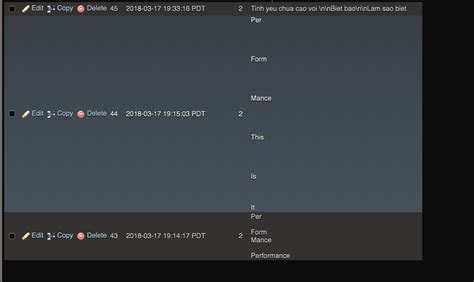 Minimize Long Text Content Display In Phpmyadmin Table Stack Overflow