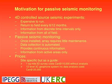 Ppt Passive Seismic Monitoring Of Co 2 Sequestration Powerpoint Presentation Id850414