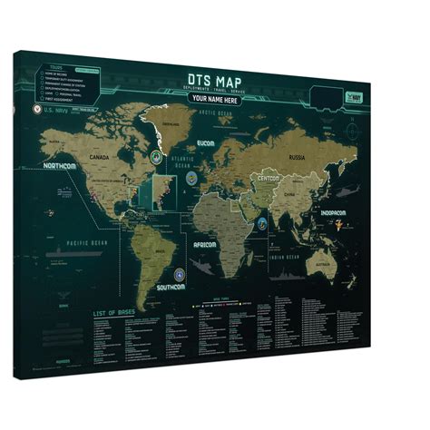 Dts Map On Canvas Veteran Command
