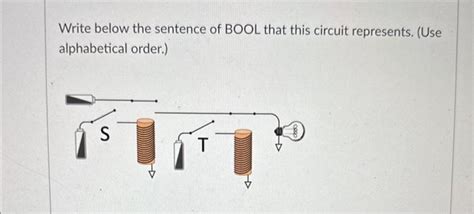 Write Below The Sentence Of Bool That This Circuit Write Below The Sentence Of Bool That This Circuit