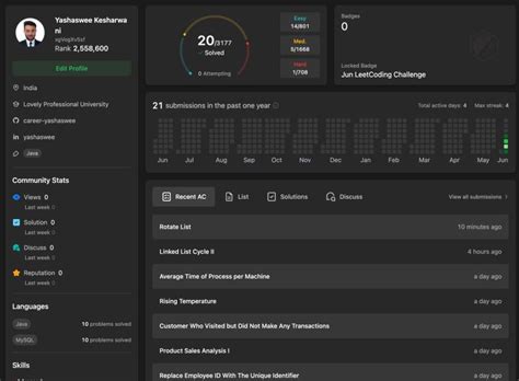 yashaswee kesharwani 💫 on linkedin 100daysofcode coding linkedlists