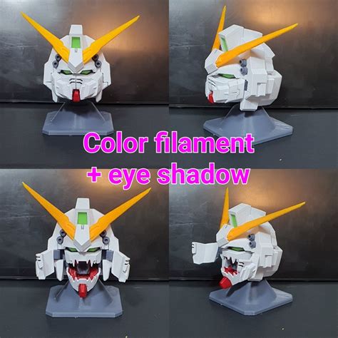 Obj File Cooooool Devil Gundam Head 😈・model To Download And 3d Print・cults