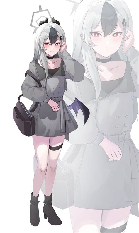 Safebooru 1girl Absurdres Alternate Costume Blue Archive Highres