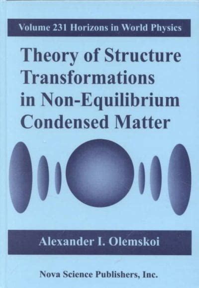 Pre Owned Theory Of Structure Transformations In Non Equilibrium Condensed Matter