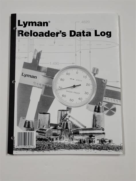 Sale 9847261 Lyman Reloading Data Log Accurate Arms And Ammo Inc