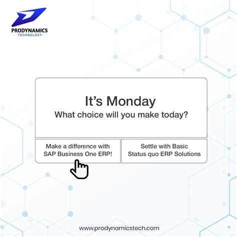 Prodynamics Technology On Linkedin Sapbusinessone Sapb1 Mondaymotivation Makeadifference…