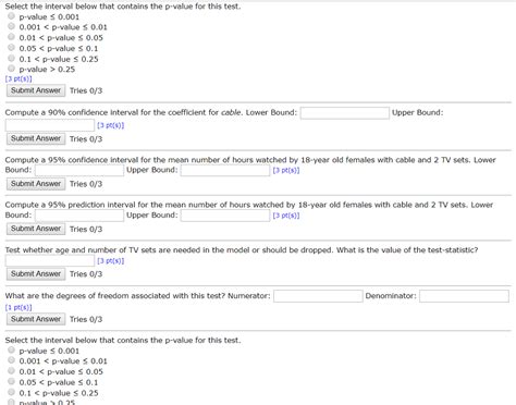 Solved Use Minitab R Or Your Preferred Software For This