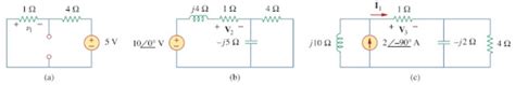 Superposition Theorem For Ac Circuits Network Theory Electric Circuits Electrical
