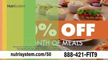 Nutrisystem Tv Spot Delivers Results 50 Off Month Of Meals And