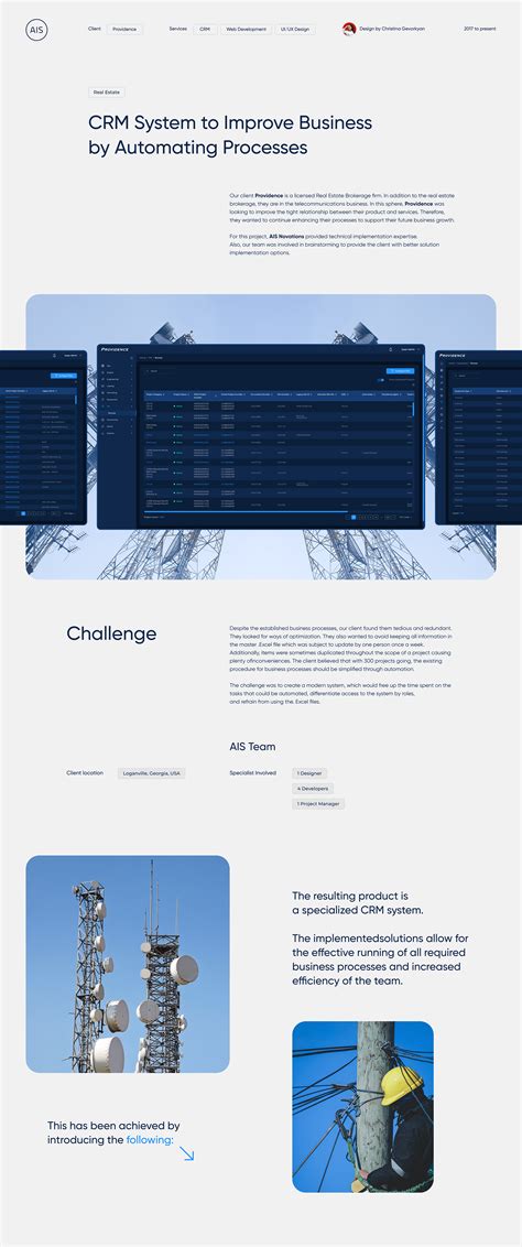 Crm System To Improve Business By Automating Processes Behance