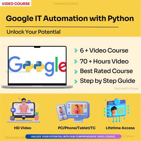 Google IT Automation With Python Professional Certificate Essential Skills Etsy