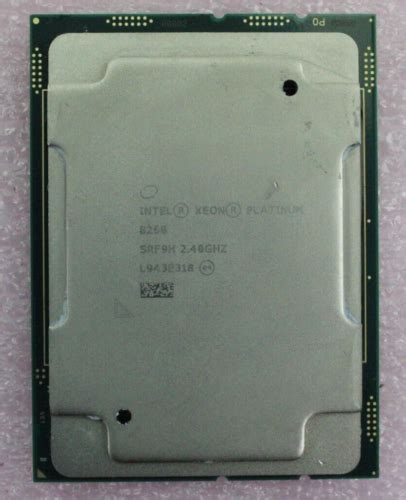 Intel Xeon Platinum 8260 SRF9H 2.40GHz CPU Processor | eBay