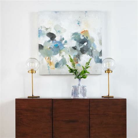 How To Hang Up Canvas Art Without A Frame Living Spaces