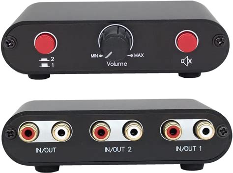 Optimal Shop 4 Port Input 1 Output Audio Video Av Rca Switch 4 Ways Selector