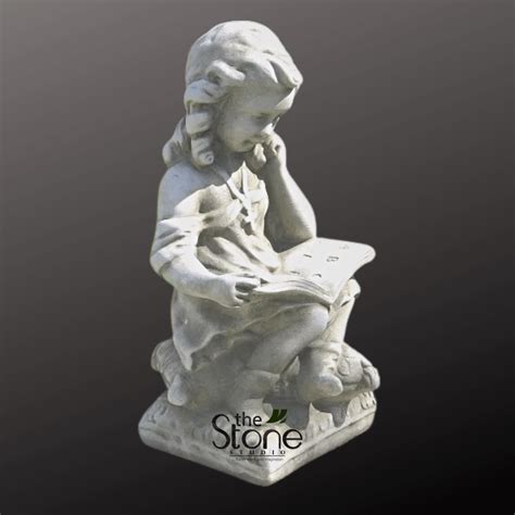 Buy Elegant Girl Reading Garden Statue 2 The Stone Studio