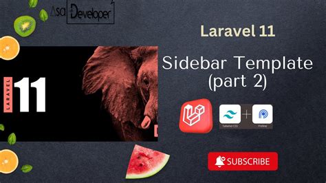 Laravel 11 Menu Di Sidebar Part 5 Youtube