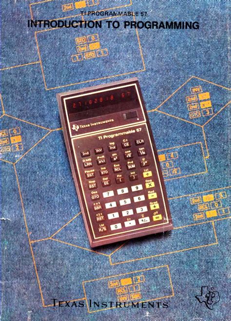 Ti Programmable 57 Introduction To Programming Manual Computing History