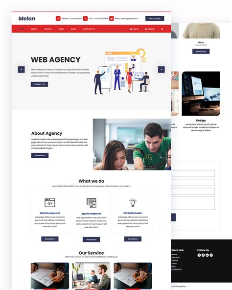 Melon Web Agency Html Template