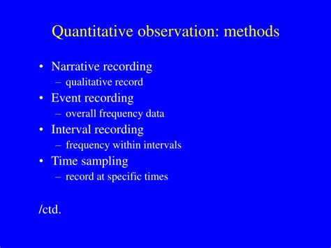 Ppt Chapter 7 Observation Powerpoint Presentation Free Download Id 2711008