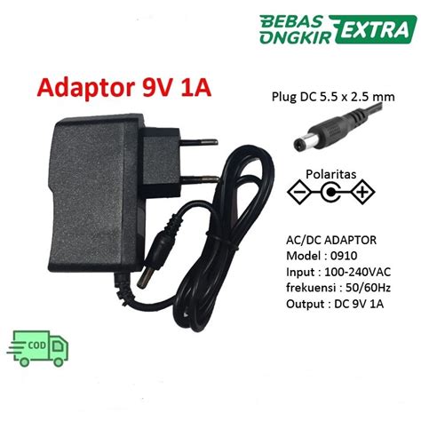 Jual Adaptor 9V 1A Bisa Di Pakai HTB Media Converter Router Arduino Shopee Indonesia