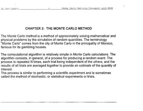 pdf chapter 2 the monte carlo method library 20043515 pdf · dr esam