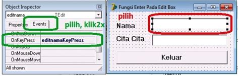 Delphi Fungsi Enter Pada Edit Box Catatan Eko