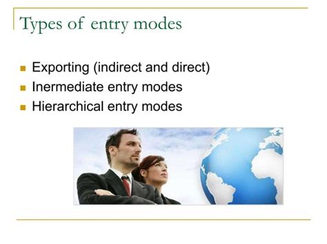 International Entry Modes Ppt