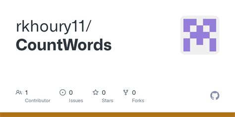 Github Rkhoury11countwords