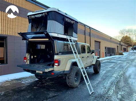 Jeep Gladiator Jt With Leitner Designs Bedrack And Ikamper Skycamp 4x