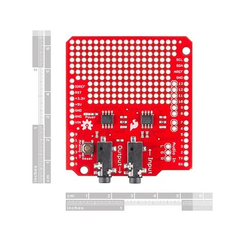 Spectrum Shield Eq Audio Analyser For Arduino Kamami On Line Store