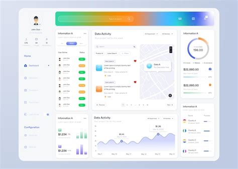 무료로 다운로드 가능한 Dashboard Ui 벡터 And 일러스트 Freepik