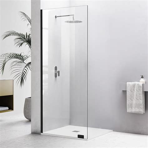36×78 Fixed Glass Shower Panel Bathroom Shower Doors 5168mm