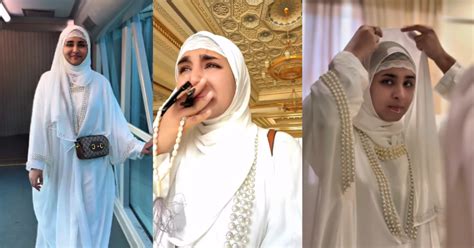 Tiktoker Manahil Malik Performs Umrah Pakistan Showbiz