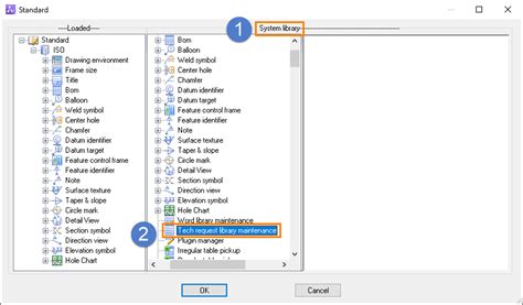 ★how to customize the technical requirements in zwcad mfg technical