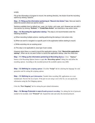 Hp Load Runner Tutorial How Do We Record An Application Using Load Runner DOC
