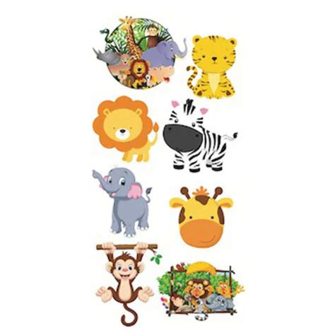 Stİcker Safarİ 8 Lİ Set