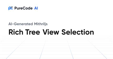 build great mithriljs rich tree view selection components faster using