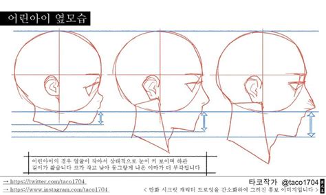 타코작가 taco on X 드로잉 강좌 그리기 튜토리얼 그림