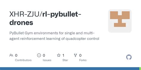 github xhr zju rl pybullet drones pybullet gym environments for