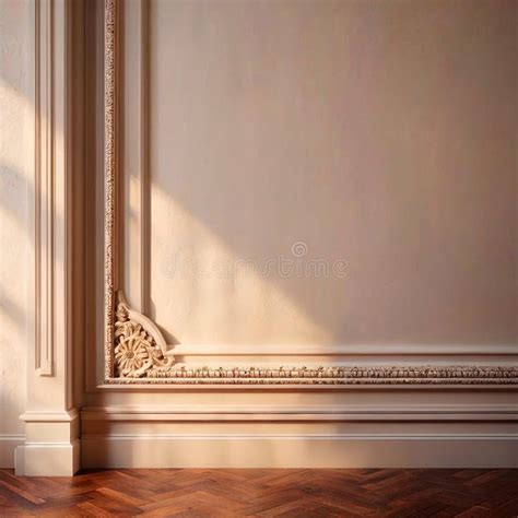 Vintage Retro Classical Architectural Detail With Beautiful Luxurious