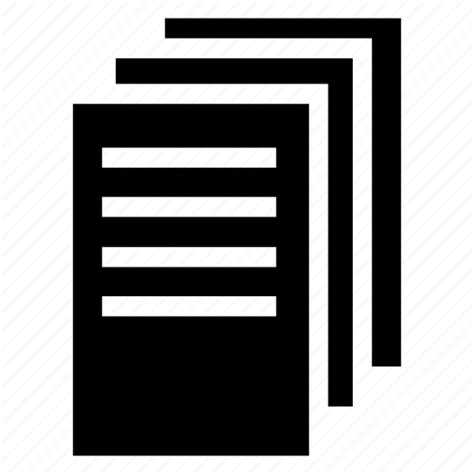 Copy Data Documents Files Paper Report Sheet Icon Download On