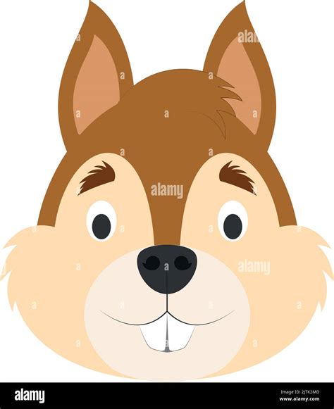 Squirrel Face Clip Art