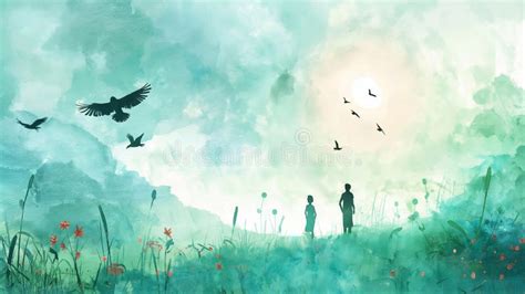 Humanity Watercolor Stock Illustrations 892 Humanity Watercolor Stock