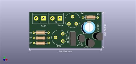 control fan using temperature sensor