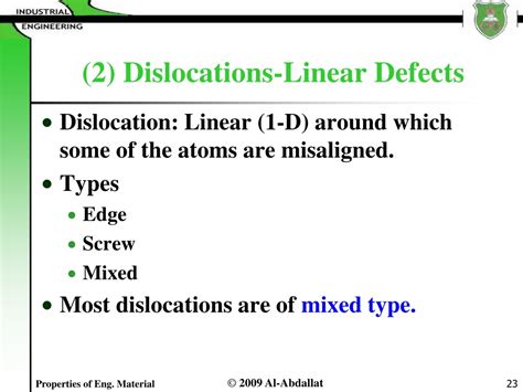 Ppt Imperfections In Solids Impact And Classification Powerpoint Presentation Id 9360652