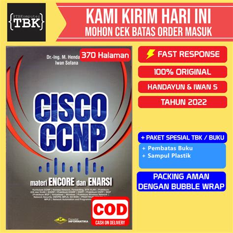 Jual Buku Cisco Ccnp Materi Encore Dan Enarsi Shopee Indonesia
